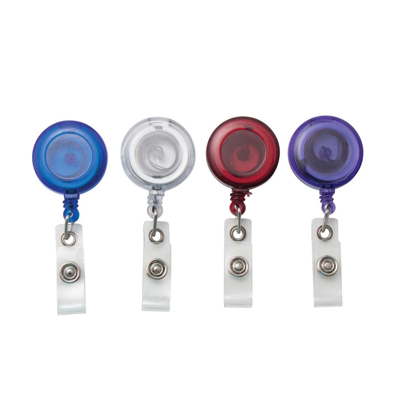 Advantus Retractable ID Card Reels with Badge Straps, Assorted, 20/PK ...